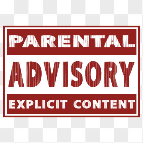 Download Parental Advisory Explicit Content Logo PNGs Online - Creative ...