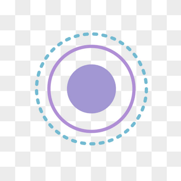 Descarga Círculo Morado con Puntos Blancos PNGs En Línea - Creative Fabrica