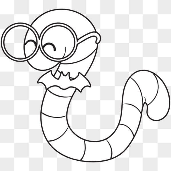 Scarica Pagine da colorare del verme cartone animato PNGs Online ...