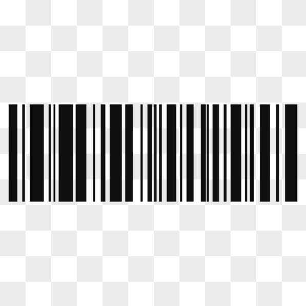 Download Black and White Barcode with Various Types of Barcodes PNGs ...