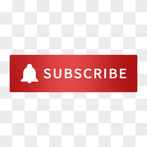 Download Red Subscribe Button PNGs Online - Creative Fabrica