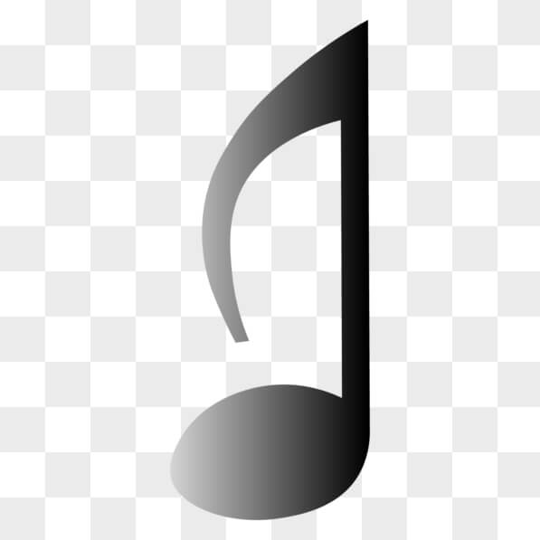 Download Black and White Music Note Symbol PNGs Online - Creative Fabrica