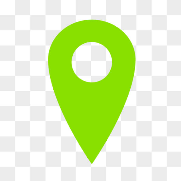 Download Green Location Marker with Navigational Dots PNGs Online ...