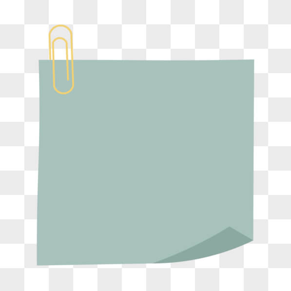 Download Blue Post-It Note Clipped to Wall PNGs Online - Creative Fabrica