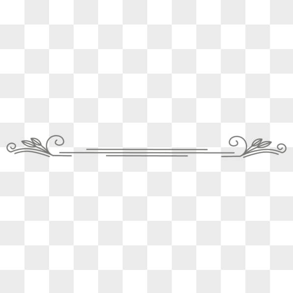 Download Elegant Black and White Line Drawing with Ornamental Border ...