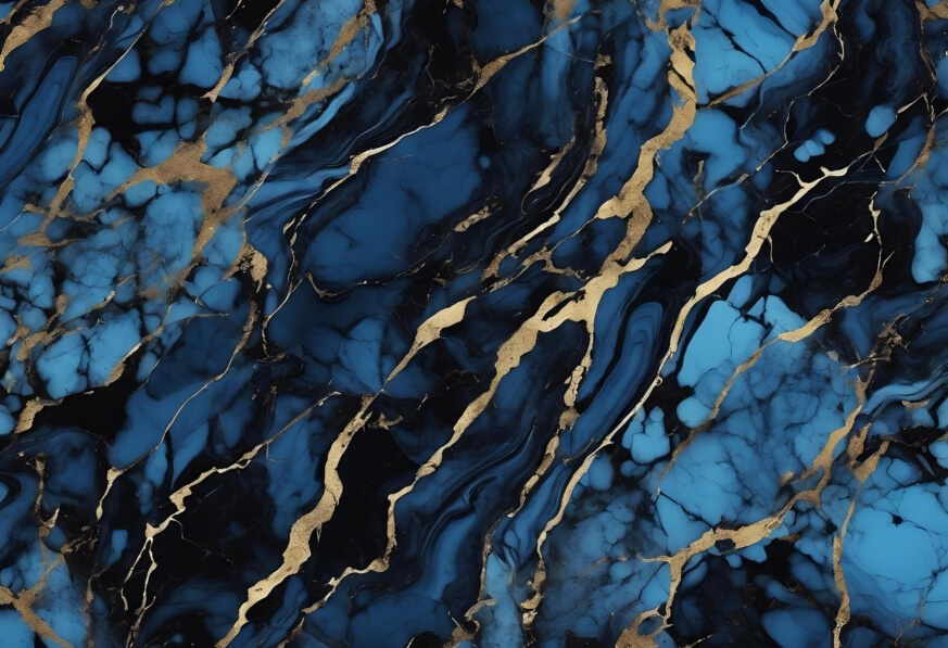 Download Blue Marble Background with Gold and Black Accents Backgrounds ...