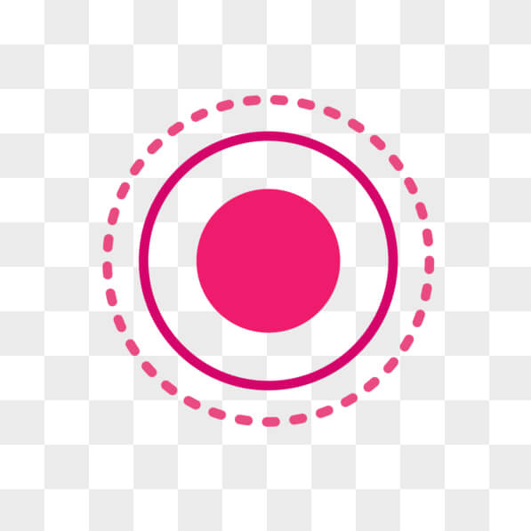 Download Abstract Pink Circle with White Dots PNGs Online - Creative ...