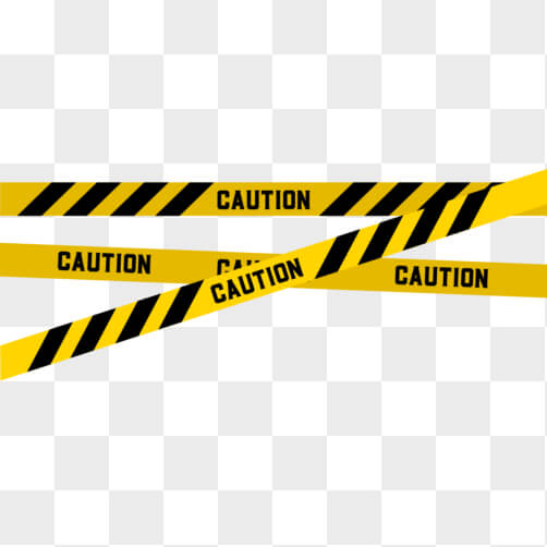 Download Yellow and Black Caution Tape with 'Caution' and 'Warning ...