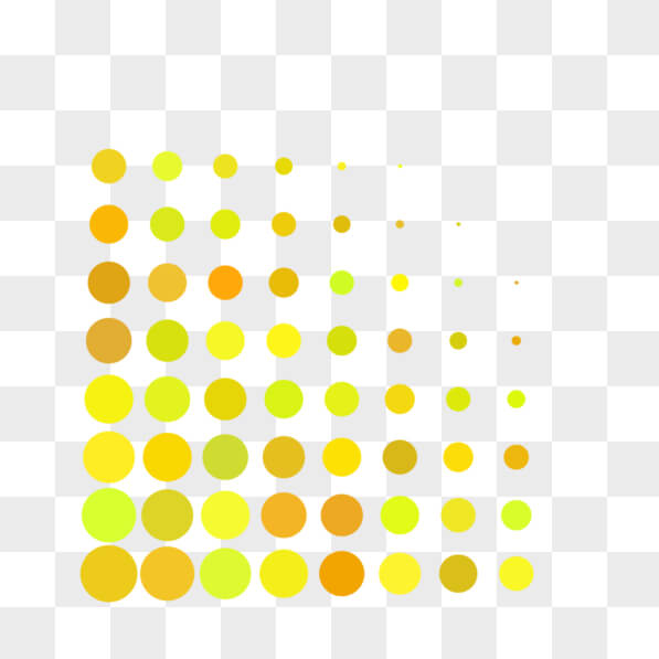 Download Abstract Yellow Dots on White Background PNGs Online ...