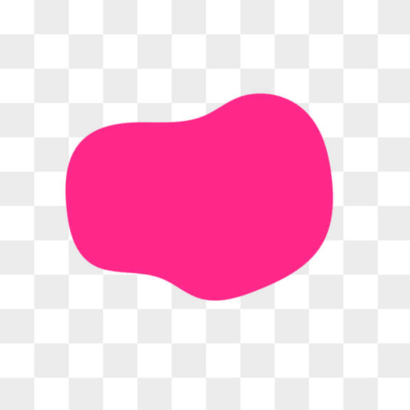 Download Abstract Pink Shape Floating on White Background PNGs Online ...