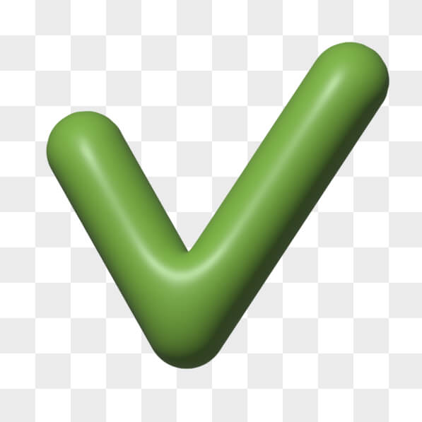 Download Green Check Mark Floating in the Air PNGs Online - Creative ...