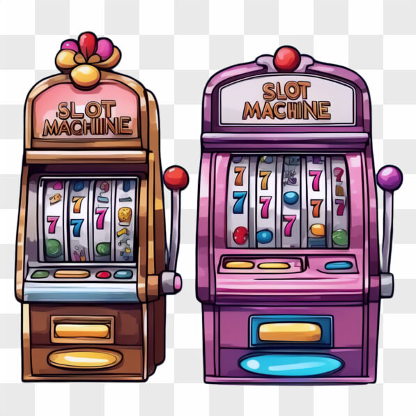 Download Colorful Slot Machines Cartoons Online - Creative Fabrica