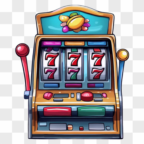 Download Colorful Slot Machine with Seven Reels and Various Symbols ...