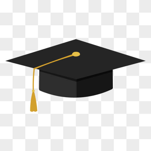 Descarga Birrete de Graduación Negro sobre Fondo Blanco PNGs En Línea ...