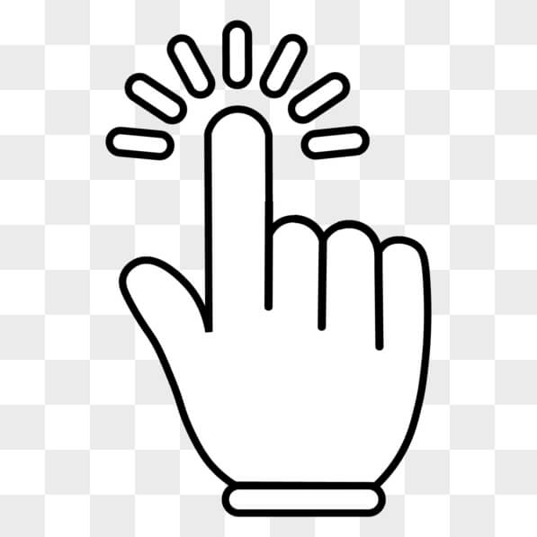 Descarga Icono de Mano con Dedo Apuntando hacia Arriba PNGs En Línea - Creative Fabrica