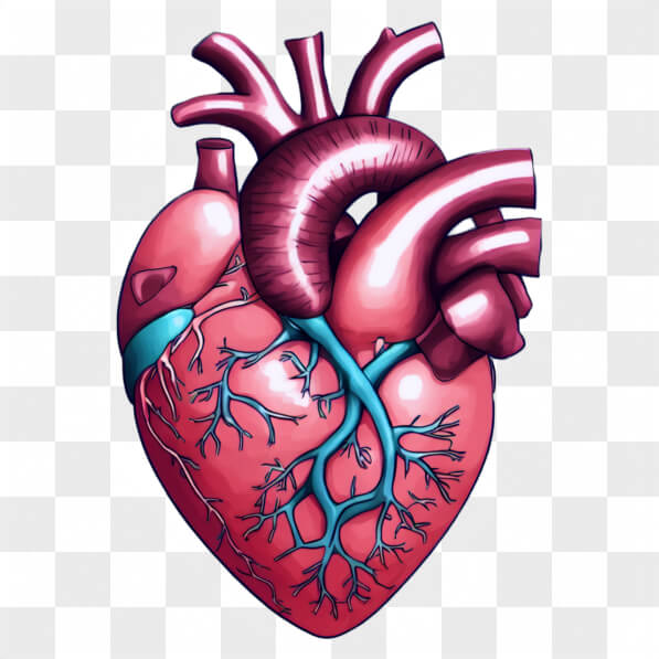 Download Illustration of Human Heart Anatomy Cartoons Online - Creative ...