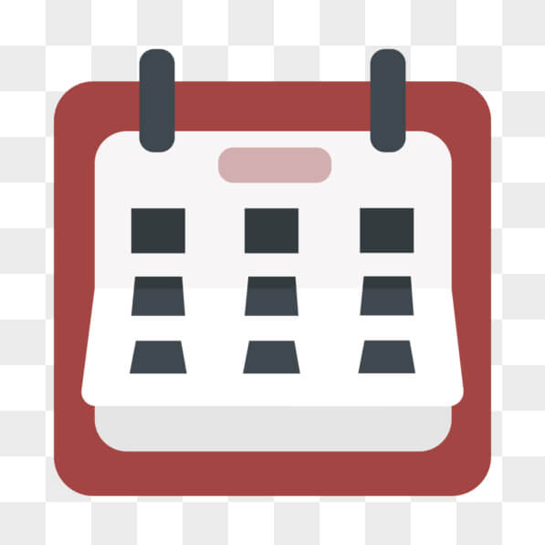 Download Square Calendar Icon with Marked Days PNGs Online - Creative ...