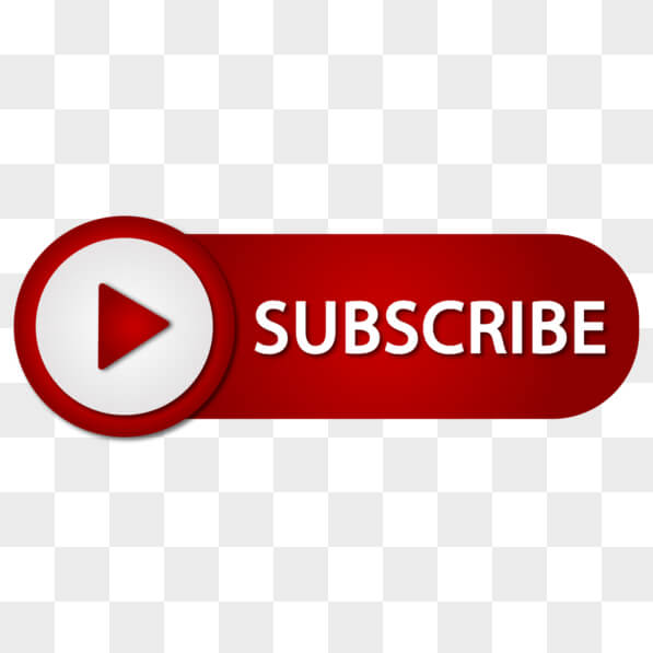 Download Red Subscribe Button PNGs Online - Creative Fabrica