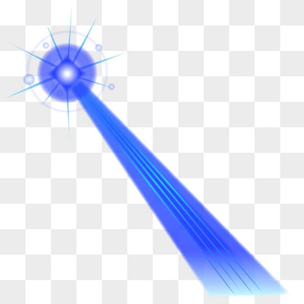 Download Blue Laser Beam Emission PNGs Online - Creative Fabrica