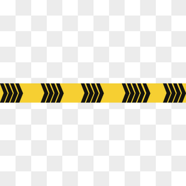 Download Yellow Barricade with Arrows and Lines PNGs Online - Creative ...