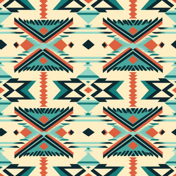Download Colorful Navajo Tribal Pattern Patterns Online - Creative Fabrica