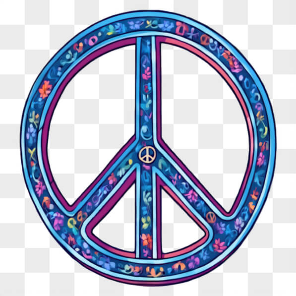 Download Colorful Flower Peace Sign Wallpaper Cartoons Online ...