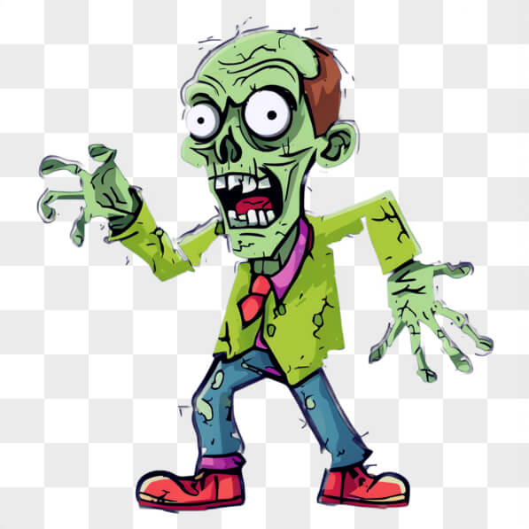 Download Cartoon-Style Zombie Cartoons Online - Creative Fabrica