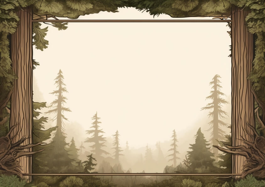 Descarga Marco de bosque en la naturaleza Fondos En Línea - Creative ...