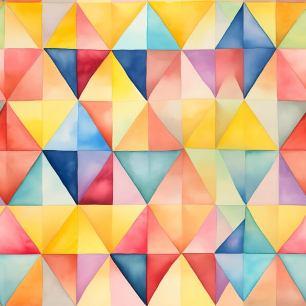 Download Colorful Geometric Pattern with Triangles and Squares Patterns ...