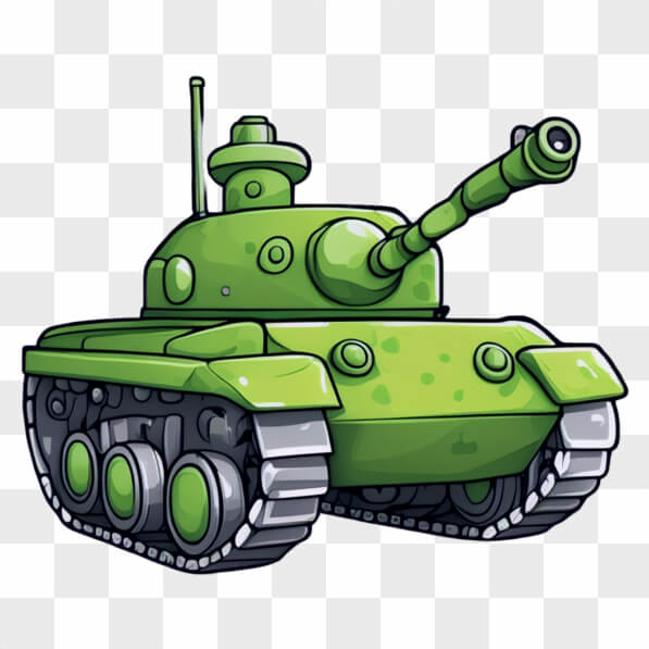 Download Green Cartoon Tank Cartoons Online - Creative Fabrica