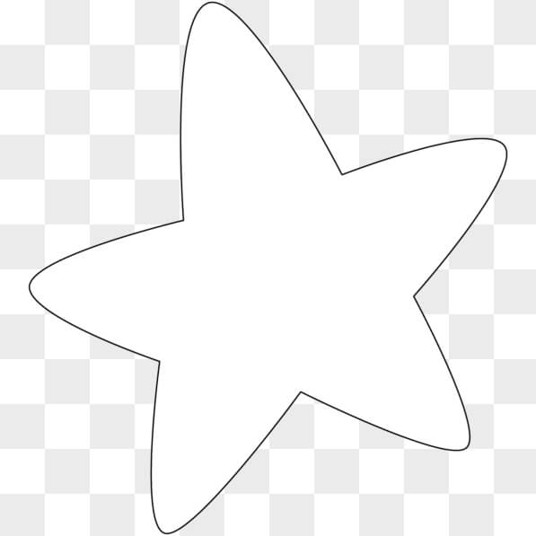 Download Star-Shaped Template for Crafts and Decorations PNGs Online ...