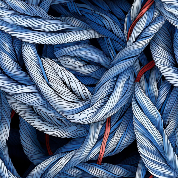 Download Abstract Blue, White, and Red Ropes Arrangement Patterns ...