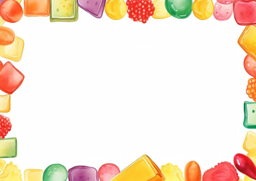 Download Colorful Sweet Frame Backgrounds Online - Creative Fabrica