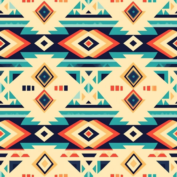 Download Colorful Navajo Pattern Patterns Online - Creative Fabrica