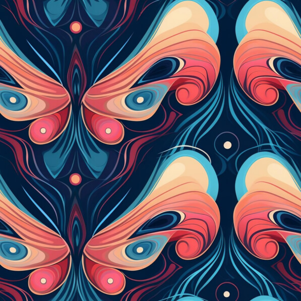 Download Colorful Abstract Butterfly Wings Pattern Patterns Online ...