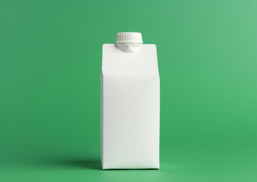 Download White Carton of Milk on Green Background Mockups Online ...