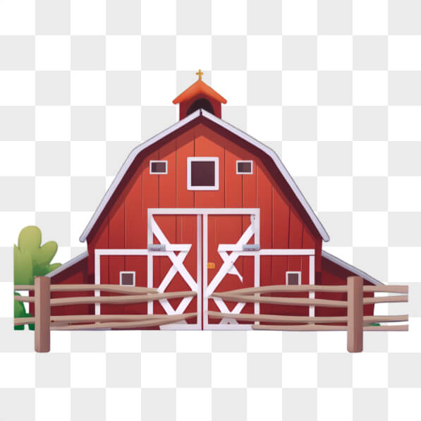 Download Red Barn Illustration Cartoons Online - Creative Fabrica