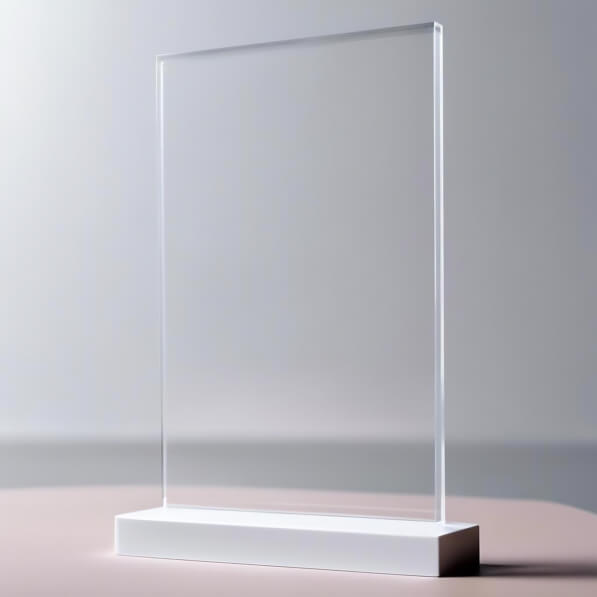 Download Clear Acrylic Display Stand on Pink Background Mockups Online ...