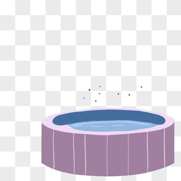 Download Cartoon Hot Tub Scene PNGs Online - Creative Fabrica