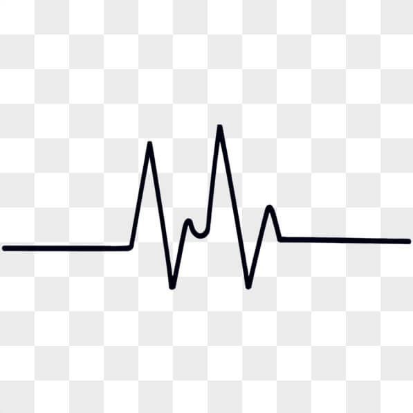 Download ECG Line on Black Background PNGs Online - Creative Fabrica