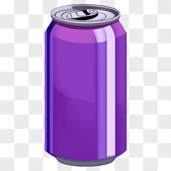 Download Purple Soda Can on Black Background PNGs Online - Creative Fabrica
