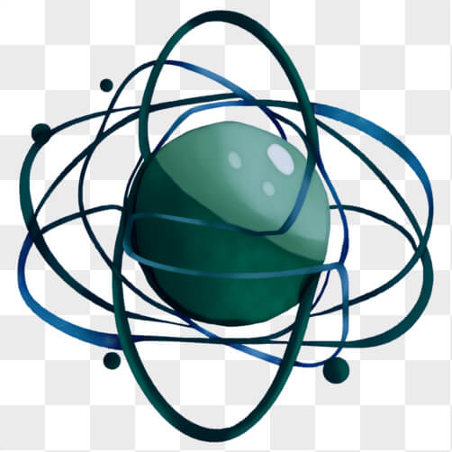 Download Green Glowing Orb with Bubbles PNGs Online - Creative Fabrica