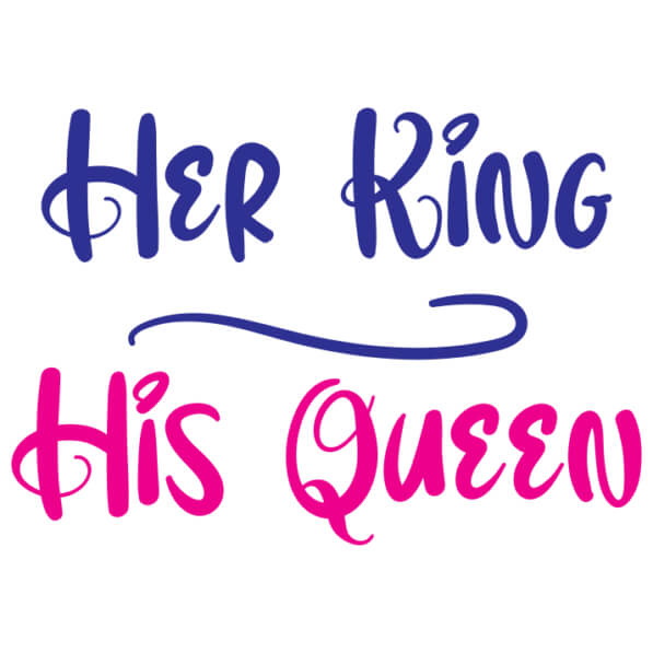 Download Her King His Queen Wedding Invitation Design Quotes Online