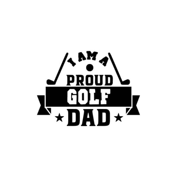 Download Personalized 'I am a Proud Golf Dad' Logo Quotes Online ...