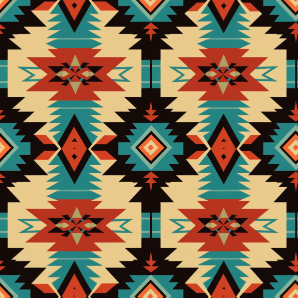 Download Colorful Southwestern-Inspired Seamless Pattern Patterns ...