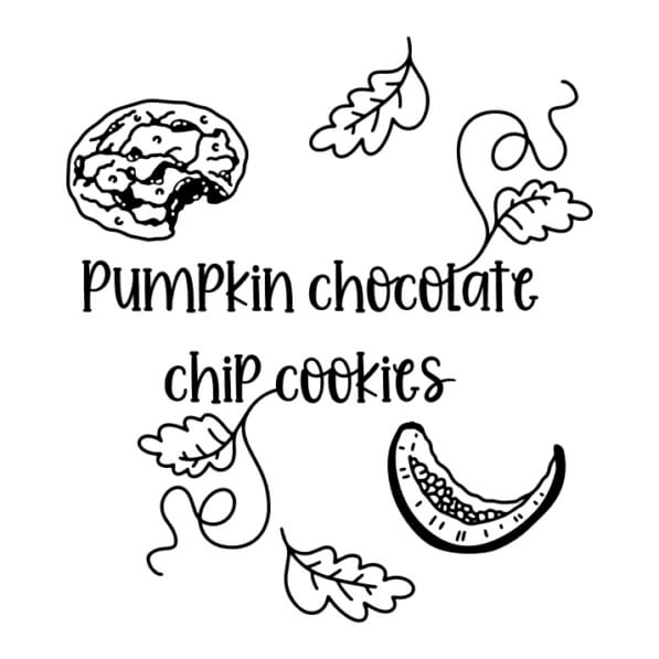 Download Pumpkin Chocolate Chip Cookie Advertisement Drawing Quotes ...