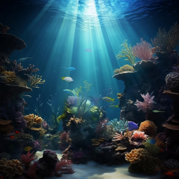 Download 3D Underwater Scene with Coral Reefs and Marine Life ...