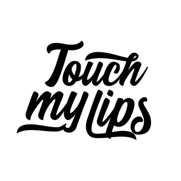 Download Touch My Lips Handwritten Lettering Quotes Online - Creative ...