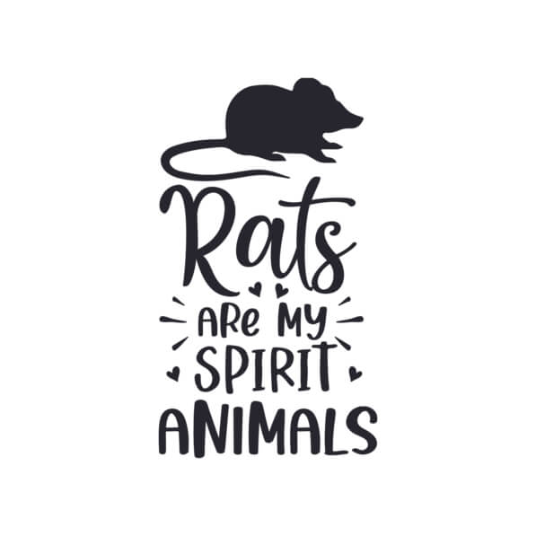 Download Rats are my spirit animals written in cursive font Quotes ...