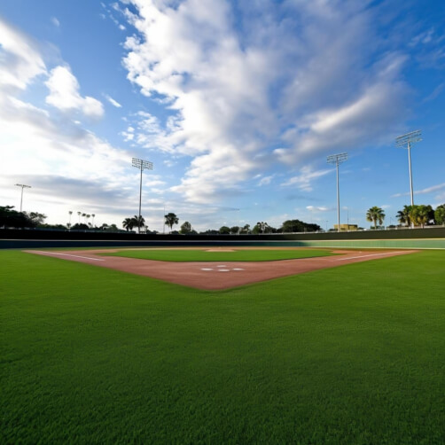 Download Baseball Field with Green Grass and White Lines Backgrounds ...